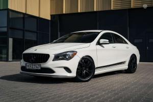 White Mercedes-Benz CLA 250 2017 in Vilnius, with an engine capacity of 1.99 L and mileage of 109 thousand km for 13000 €, photo 1 on AUTOMOTO.COM.LV