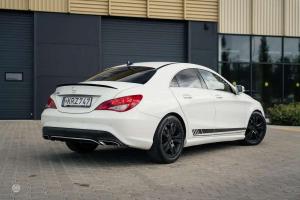White Mercedes-Benz CLA 250 2017 in Vilnius, with an engine capacity of 1.99 L and mileage of 109 thousand km for 13000 €, photo 5 on AUTOMOTO.COM.LV