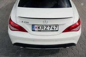 White Mercedes-Benz CLA 250 2017 in Vilnius, with an engine capacity of 1.99 L and mileage of 109 thousand km for 13000 €, photo 11 on AUTOMOTO.COM.LV