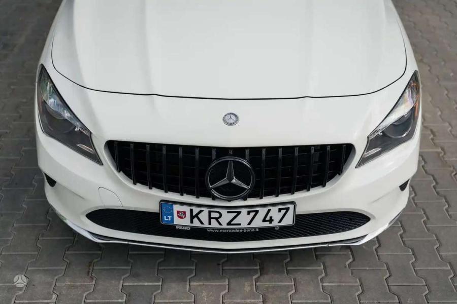White Mercedes-Benz CLA 250 2017 in Vilnius, with an engine capacity of 1.99 L and mileage of 109 thousand km for 13000 €, photo 12 on AUTOMOTO.COM.LV