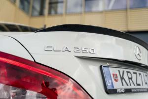 White Mercedes-Benz CLA 250 2017 in Vilnius, with an engine capacity of 1.99 L and mileage of 109 thousand km for 13000 €, photo 14 on AUTOMOTO.COM.LV