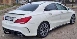 White Mercedes-Benz CLA 250 2018 in Siauliai, with an engine capacity of 1.99 L and mileage of 85 thousand km for 18000 €, photo 3 on AUTOMOTO.COM.LV