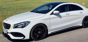White Mercedes-Benz CLA 250 2018 in Siauliai, with an engine capacity of 1.99 L and mileage of 85 thousand km for 18000 €, photo 9 on AUTOMOTO.COM.LV
