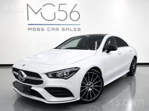 White Mercedes-Benz CLA 250 2020 in Riga, with an engine capacity of 2.00 L and mileage of 74 thousand km for 29900 €, photo  on AUTOMOTO.COM.LV