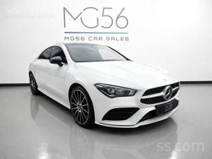 White Mercedes-Benz CLA 250 2020 in Riga, with an engine capacity of 2.00 L and mileage of 74 thousand km for 28900 €, photo 3 on AUTOMOTO.COM.LV
