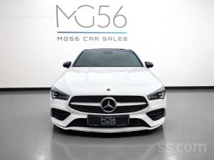 White Mercedes-Benz CLA 250 2020 in Riga, with an engine capacity of 2.00 L and mileage of 74 thousand km for 28900 €, photo 4 on AUTOMOTO.COM.LV