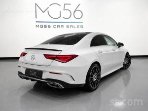 White Mercedes-Benz CLA 250 2020 in Riga, with an engine capacity of 2.00 L and mileage of 74 thousand km for 28900 €, photo 5 on AUTOMOTO.COM.LV