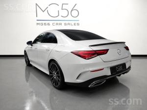 White Mercedes-Benz CLA 250 2020 in Riga, with an engine capacity of 2.00 L and mileage of 74 thousand km for 28900 €, photo 6 on AUTOMOTO.COM.LV
