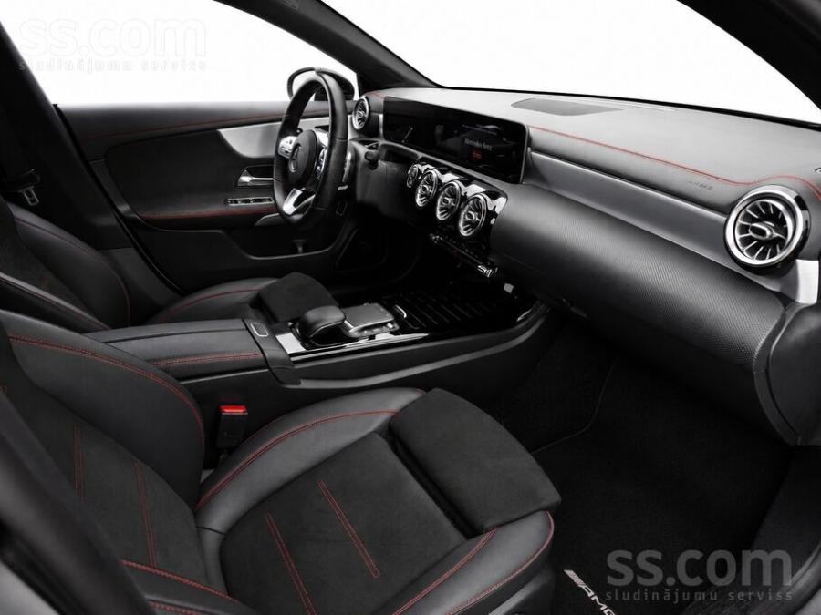 White Mercedes-Benz CLA 250 2020 in Riga, with an engine capacity of 2.00 L and mileage of 74 thousand km for 28900 €, photo 10 on AUTOMOTO.COM.LV