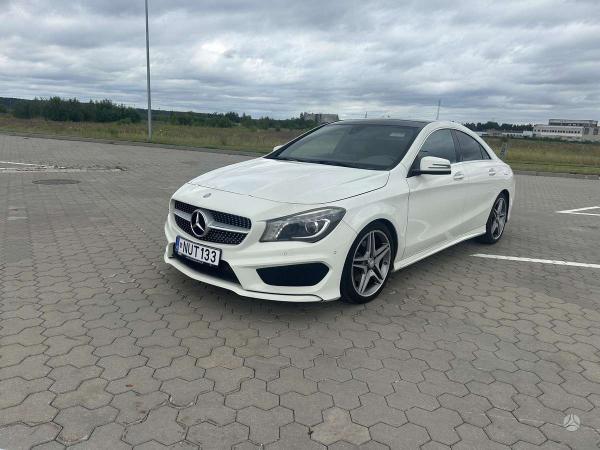 Balts Mercedes-Benz CLA 250 2015 Viļņa, ar dzinēja tilpumu 1.99 L un nobraukumu 150 tūkst. km par 14000 €, foto 1 vietnē AUTOMOTO.COM.LV