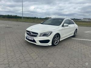 White Mercedes-Benz CLA 250 2015 in Vilnius, with an engine capacity of 1.99 L and mileage of 150 thousand km for 14000 €, photo  on AUTOMOTO.COM.LV