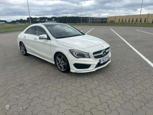 White Mercedes-Benz CLA 250 2015 in Vilnius, with an engine capacity of 1.99 L and mileage of 150 thousand km for 14000 €, photo 6 on AUTOMOTO.COM.LV