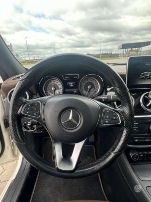 White Mercedes-Benz CLA 250 2015 in Vilnius, with an engine capacity of 1.99 L and mileage of 150 thousand km for 14000 €, photo 7 on AUTOMOTO.COM.LV