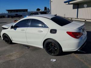 White Mercedes-Benz CLA 250 2016 in Klaipeda, with an engine capacity of 2.00 L and mileage of 206 thousand km for 4999 €, photo 4 on AUTOMOTO.COM.LV