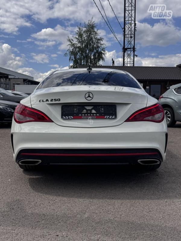 White Mercedes-Benz CLA 250 2018 in Kaunas, with an engine capacity of 2.00 L and mileage of 17 thousand km for 13800 €, photo 5 on AUTOMOTO.COM.LV