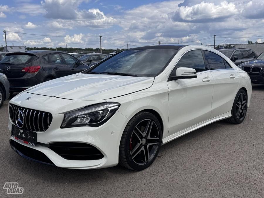 White Mercedes-Benz CLA 250 2018 in Kaunas, with an engine capacity of 2.00 L and mileage of 17 thousand km for 13800 €, photo 1 on AUTOMOTO.COM.LV