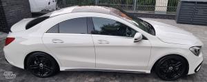 White Mercedes-Benz CLA 250 2018 in Siauliai, with an engine capacity of 2.00 L and mileage of 88 thousand km for 16500 €, photo  on AUTOMOTO.COM.LV