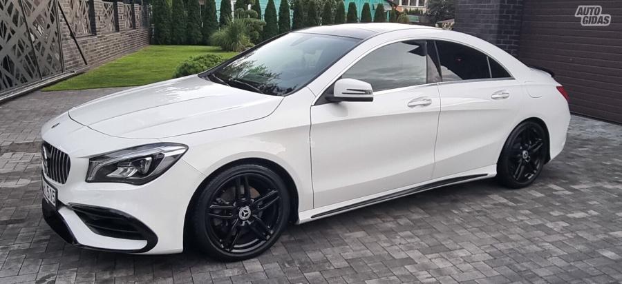 White Mercedes-Benz CLA 250 2018 in Siauliai, with an engine capacity of 2.00 L and mileage of 88 thousand km for 16500 €, photo 3 on AUTOMOTO.COM.LV