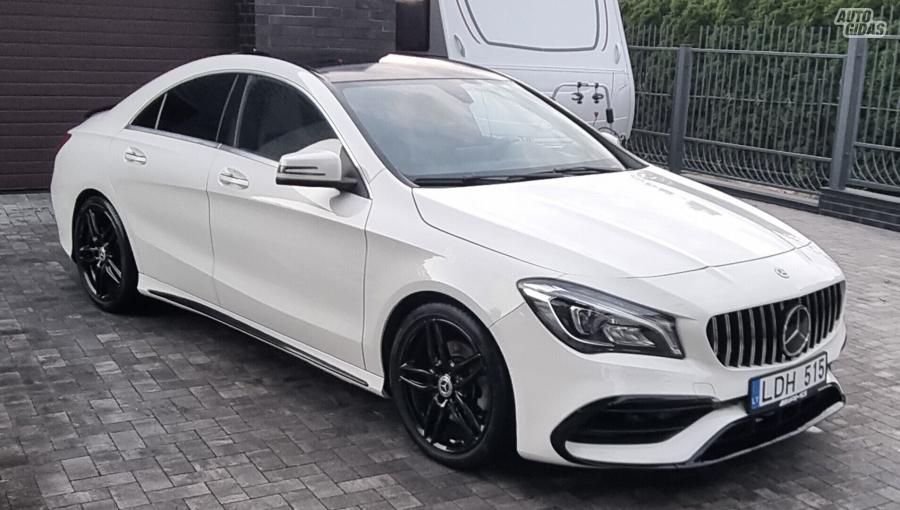White Mercedes-Benz CLA 250 2018 in Siauliai, with an engine capacity of 2.00 L and mileage of 88 thousand km for 16500 €, photo 5 on AUTOMOTO.COM.LV