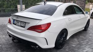 White Mercedes-Benz CLA 250 2018 in Siauliai, with an engine capacity of 2.00 L and mileage of 88 thousand km for 16500 €, photo 7 on AUTOMOTO.COM.LV