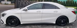 White Mercedes-Benz CLA 250 2018 in Siauliai, with an engine capacity of 2.00 L and mileage of 88 thousand km for 16500 €, photo 8 on AUTOMOTO.COM.LV