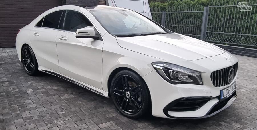 White Mercedes-Benz CLA 250 2018 in Siauliai, with an engine capacity of 2.00 L and mileage of 88 thousand km for 16500 €, photo 9 on AUTOMOTO.COM.LV