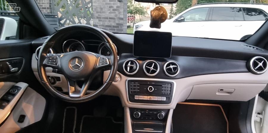 White Mercedes-Benz CLA 250 2018 in Siauliai, with an engine capacity of 2.00 L and mileage of 88 thousand km for 16500 €, photo 10 on AUTOMOTO.COM.LV