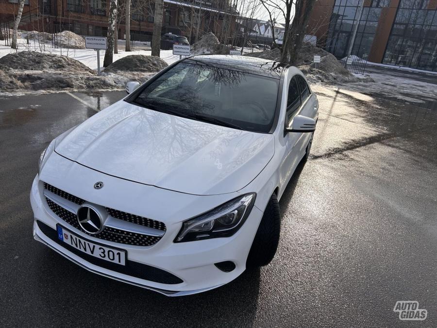 Balts Mercedes-Benz CLA 250 2019 Kauņa, ar dzinēja tilpumu 2.00 L un nobraukumu 73 tūkst. km par 18399 €, foto 1 vietnē AUTOMOTO.COM.LV
