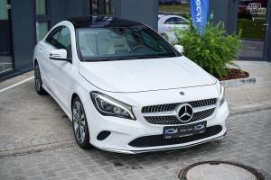 White Mercedes-Benz CLA 250 2019 in Kaunas, with an engine capacity of 2.00 L and mileage of 75 thousand km for 18950 €, photo 4 on AUTOMOTO.COM.LV