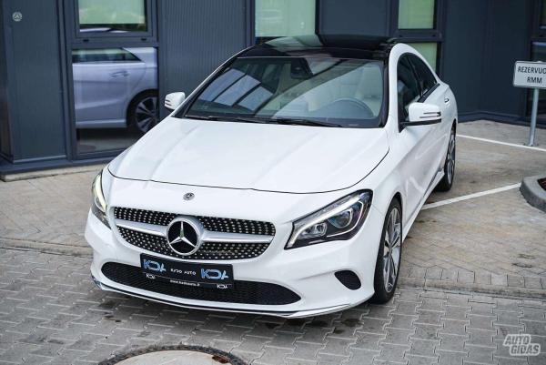 White Mercedes-Benz CLA 250 2019 in Kaunas, with an engine capacity of 2.00 L and mileage of 75 thousand km for 18950 €, photo 5 on AUTOMOTO.COM.LV