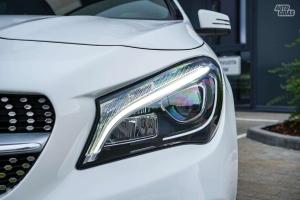 White Mercedes-Benz CLA 250 2019 in Kaunas, with an engine capacity of 2.00 L and mileage of 75 thousand km for 18950 €, photo 8 on AUTOMOTO.COM.LV