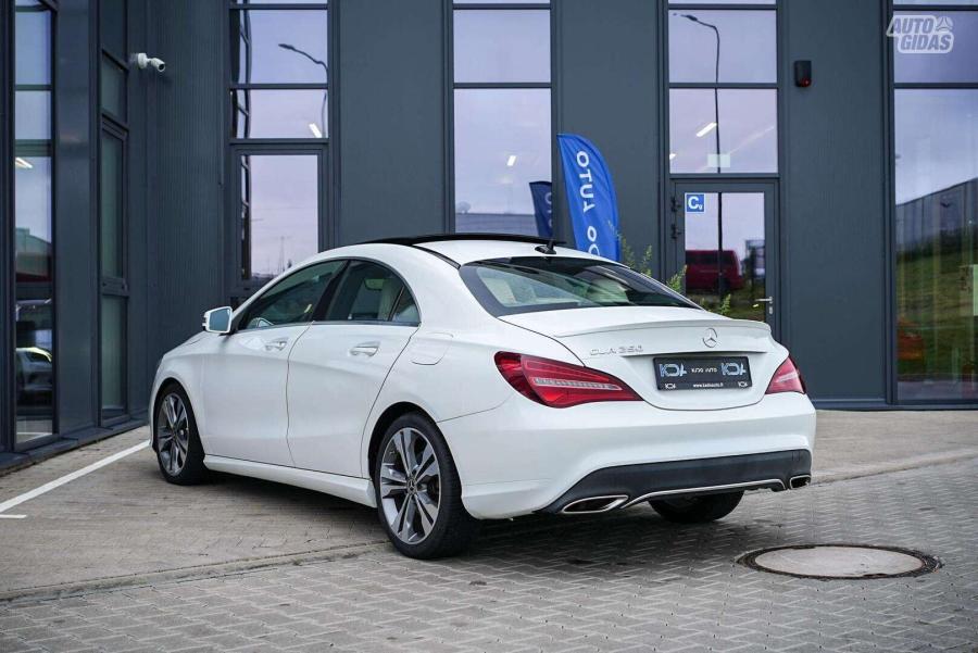 White Mercedes-Benz CLA 250 2019 in Kaunas, with an engine capacity of 2.00 L and mileage of 75 thousand km for 18950 €, photo 10 on AUTOMOTO.COM.LV