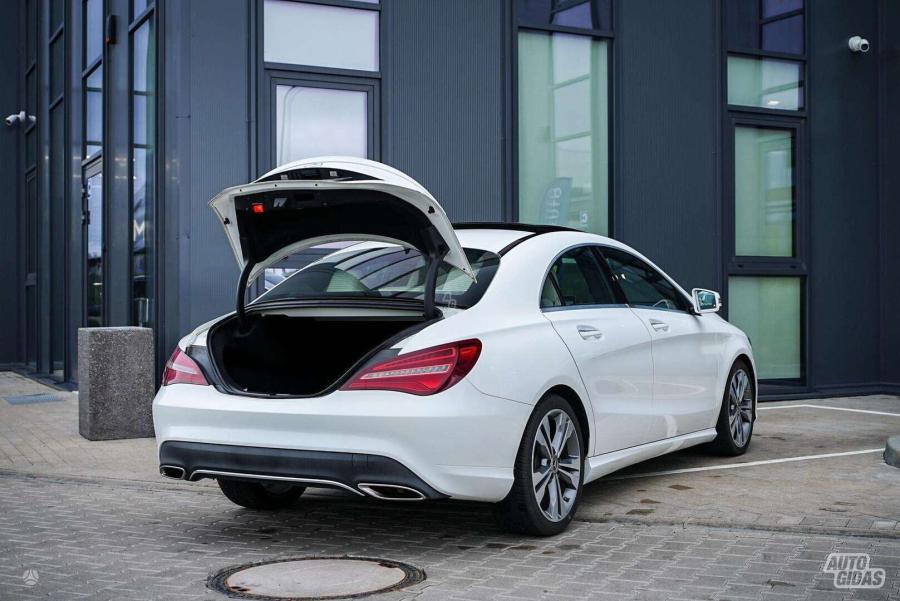 White Mercedes-Benz CLA 250 2019 in Kaunas, with an engine capacity of 2.00 L and mileage of 75 thousand km for 18950 €, photo 15 on AUTOMOTO.COM.LV