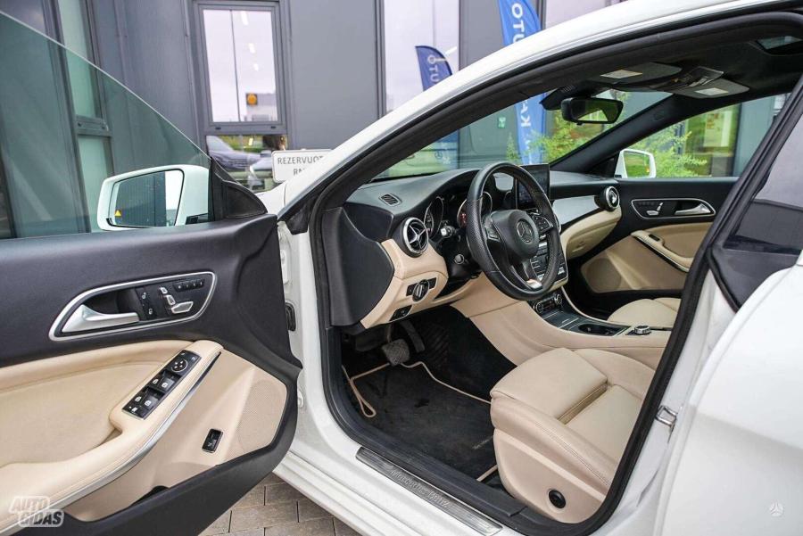 White Mercedes-Benz CLA 250 2019 in Kaunas, with an engine capacity of 2.00 L and mileage of 75 thousand km for 18950 €, photo 24 on AUTOMOTO.COM.LV