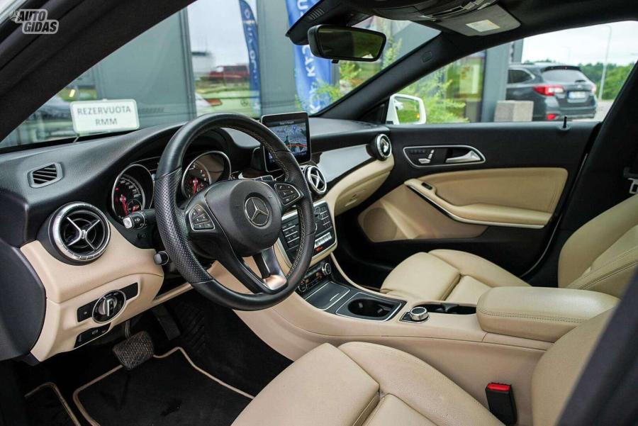 White Mercedes-Benz CLA 250 2019 in Kaunas, with an engine capacity of 2.00 L and mileage of 75 thousand km for 18950 €, photo 26 on AUTOMOTO.COM.LV