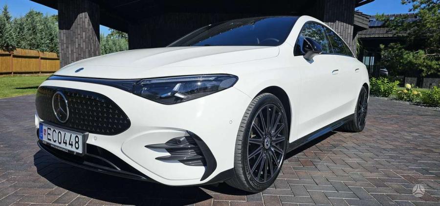 White Mercedes-Benz CLA 250 2025 in Kaunas, with an engine capacity of 0.00 L and mileage of 31 thousand km for 55000 €, photo 4 on AUTOMOTO.COM.LV
