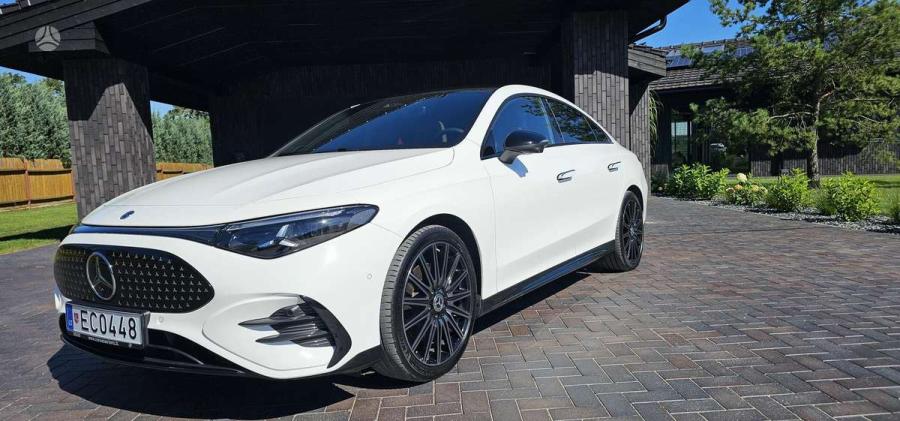 White Mercedes-Benz CLA 250 2025 in Kaunas, with an engine capacity of 0.00 L and mileage of 31 thousand km for 55000 €, photo 6 on AUTOMOTO.COM.LV