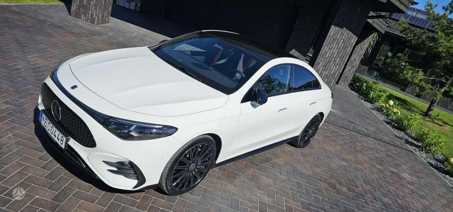 White Mercedes-Benz CLA 250 2025 in Kaunas, with an engine capacity of 0.00 L and mileage of 31 thousand km for 55000 €, photo 7 on AUTOMOTO.COM.LV