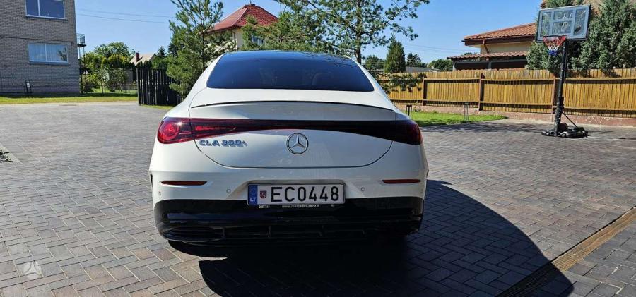 White Mercedes-Benz CLA 250 2025 in Kaunas, with an engine capacity of 0.00 L and mileage of 31 thousand km for 55000 €, photo 10 on AUTOMOTO.COM.LV