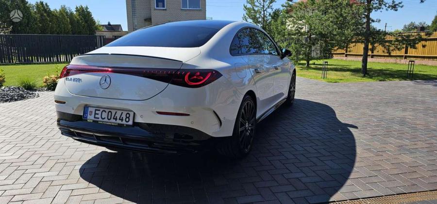 White Mercedes-Benz CLA 250 2025 in Kaunas, with an engine capacity of 0.00 L and mileage of 31 thousand km for 55000 €, photo 12 on AUTOMOTO.COM.LV