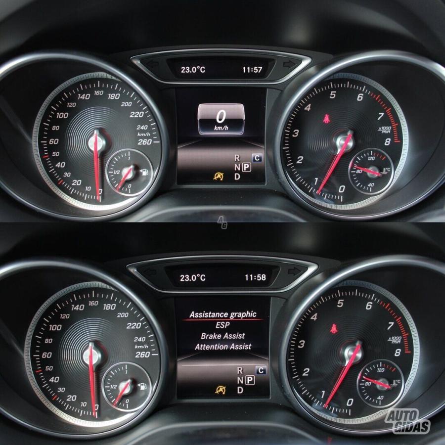 White Mercedes-Benz CLA 250 2017 in Vilnius, with an engine capacity of 2.00 L and mileage of 101 thousand km for 16950 €, photo 8 on AUTOMOTO.COM.LV