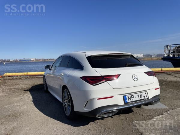 White Mercedes-Benz CLA 250 2019 in Riga, with an engine capacity of 2.00 L and mileage of 89 thousand km for 25950 €, photo 4 on AUTOMOTO.COM.LV