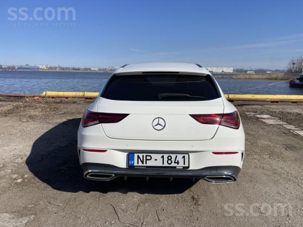 White Mercedes-Benz CLA 250 2019 in Riga, with an engine capacity of 2.00 L and mileage of 89 thousand km for 25950 €, photo 5 on AUTOMOTO.COM.LV