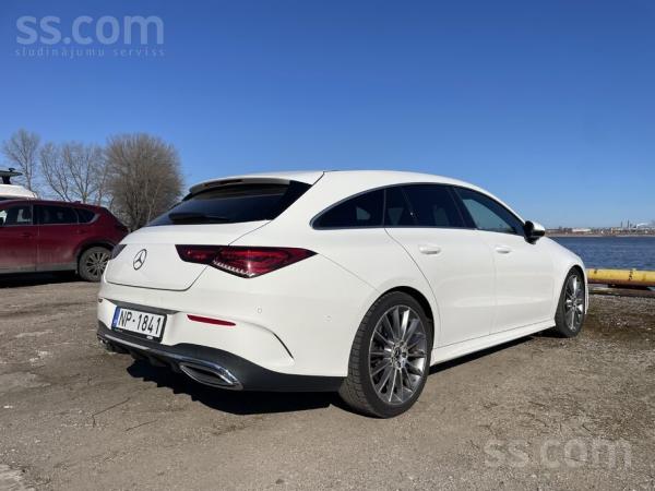 White Mercedes-Benz CLA 250 2019 in Riga, with an engine capacity of 2.00 L and mileage of 89 thousand km for 25950 €, photo 6 on AUTOMOTO.COM.LV