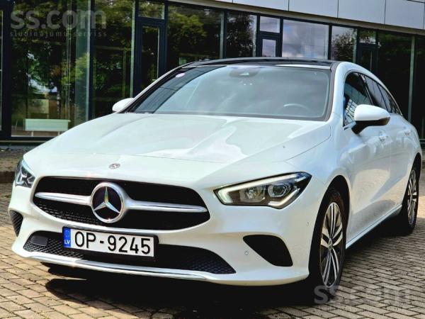 White Mercedes-Benz CLA 250 2022 in Tukums, with an engine capacity of 1.30 L and mileage of 127 thousand km for 23700 €, photo 3 on AUTOMOTO.COM.LV