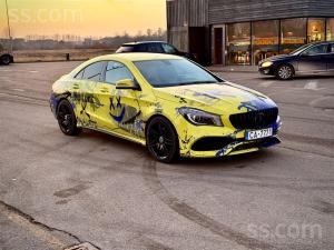 Dzeltens Mercedes-Benz CLA 250 2014 Rīga, ar dzinēja tilpumu 2.00 L un nobraukumu 160 tūkst. km par 16000 €, foto  vietnē AUTOMOTO.COM.LV