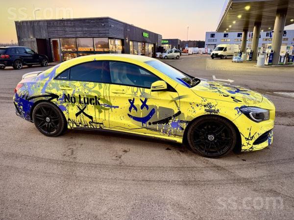 Dzeltens Mercedes-Benz CLA 250 2014 Rīga, ar dzinēja tilpumu 2.00 L un nobraukumu 160 tūkst. km par 16000 €, foto 2 vietnē AUTOMOTO.COM.LV