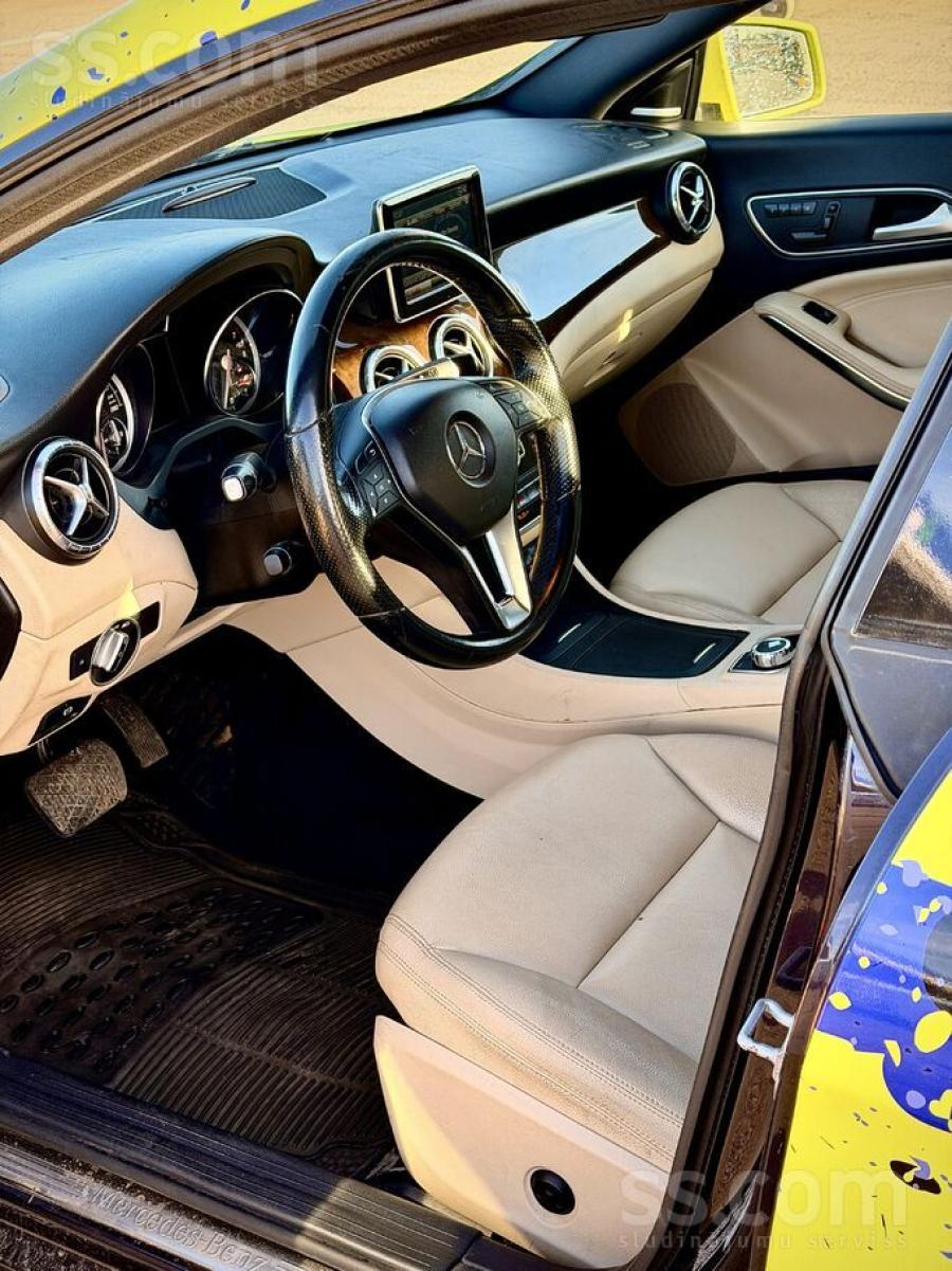 Dzeltens Mercedes-Benz CLA 250 2014 Rīga, ar dzinēja tilpumu 2.00 L un nobraukumu 160 tūkst. km par 16000 €, foto 7 vietnē AUTOMOTO.COM.LV