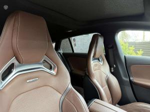 Black Mercedes-Benz CLA 35 AMG 2020 in Vilnius, with an engine capacity of 2.00 L and mileage of 133 thousand km for 25900 €, photo 17 on AUTOMOTO.COM.LV