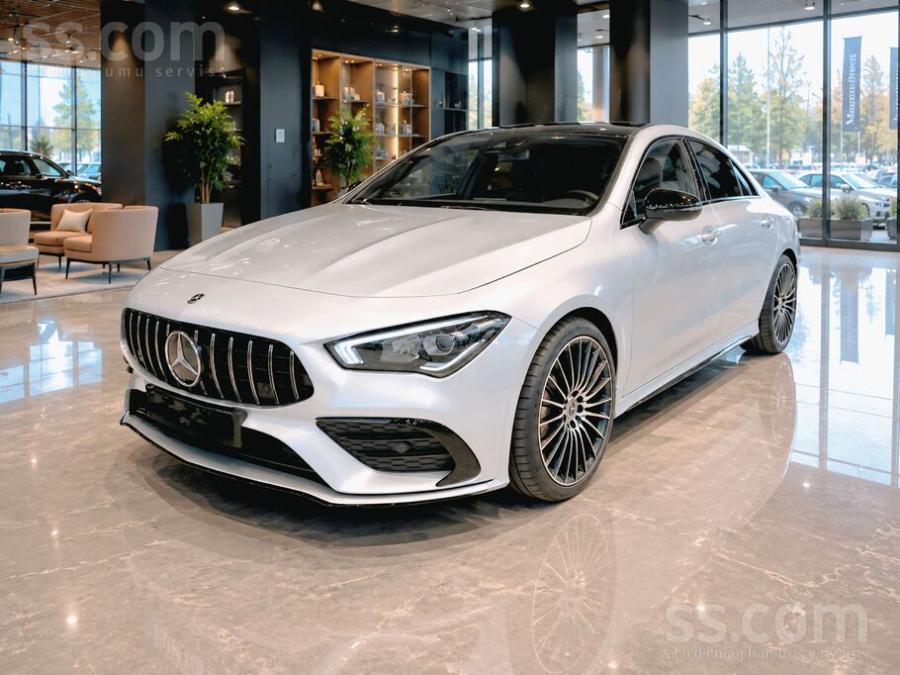 Pelēks Mercedes-Benz CLA 35 AMG 2021 Tallina, ar dzinēja tilpumu 2.00 L un nobraukumu 123 tūkst. km par 29900 €, foto 9 vietnē AUTOMOTO.COM.LV